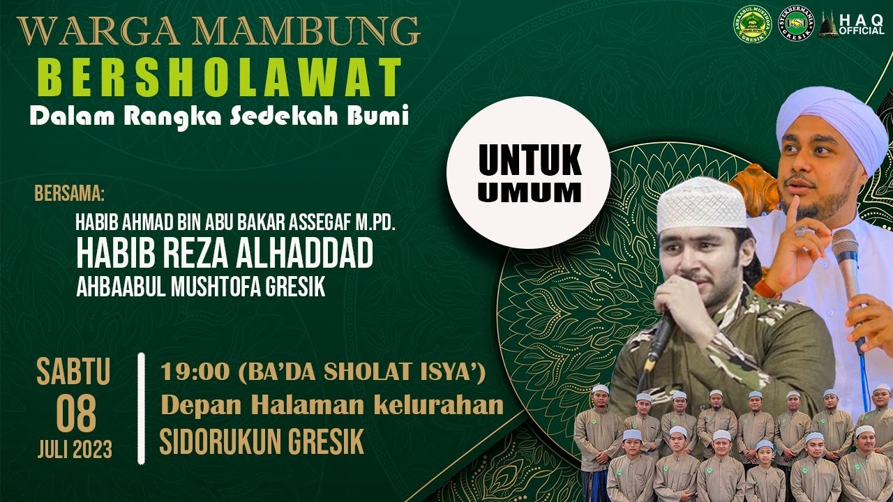 🔴LIVE_WARGA MAMBUNG BERSHOLAWAT Bersama Habib Reza Al-Haddad iringi ...
