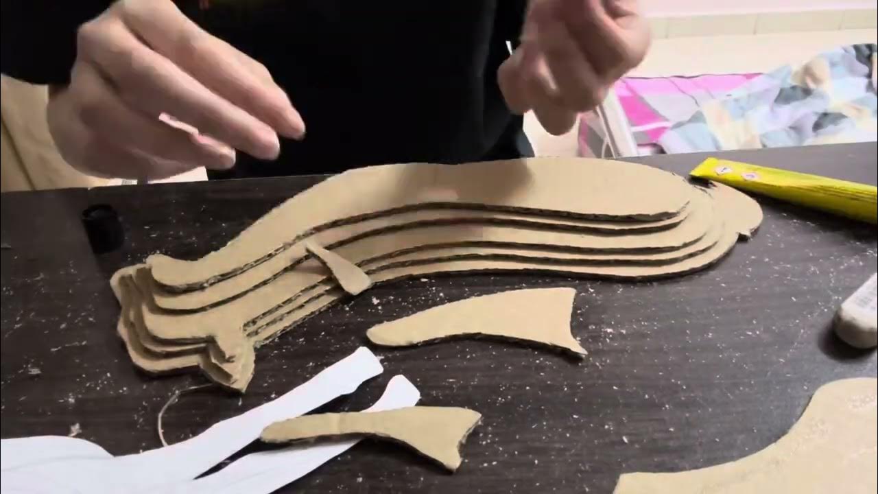 UAMA1144 DESIGN FUNDAMENTALS - 3D CARDBOARD SCULPTURE - YouTube