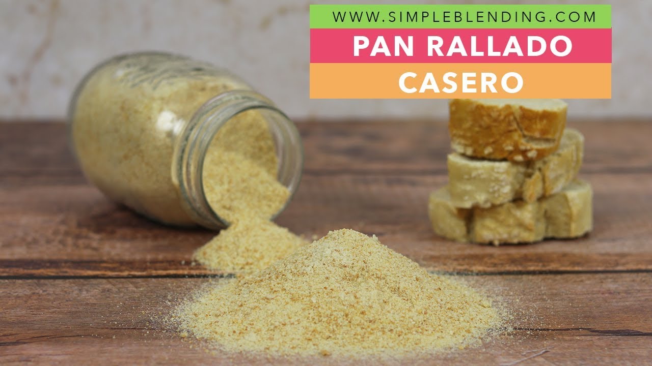 PAN RALLADO CASERO | Cómo hacer pan rallado en casa - YouTube