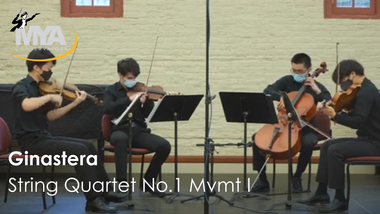 Ginastera: String Quartet No. 1 Mvt. I, Allegro violento ed agitato - Chamber Music - YouTube