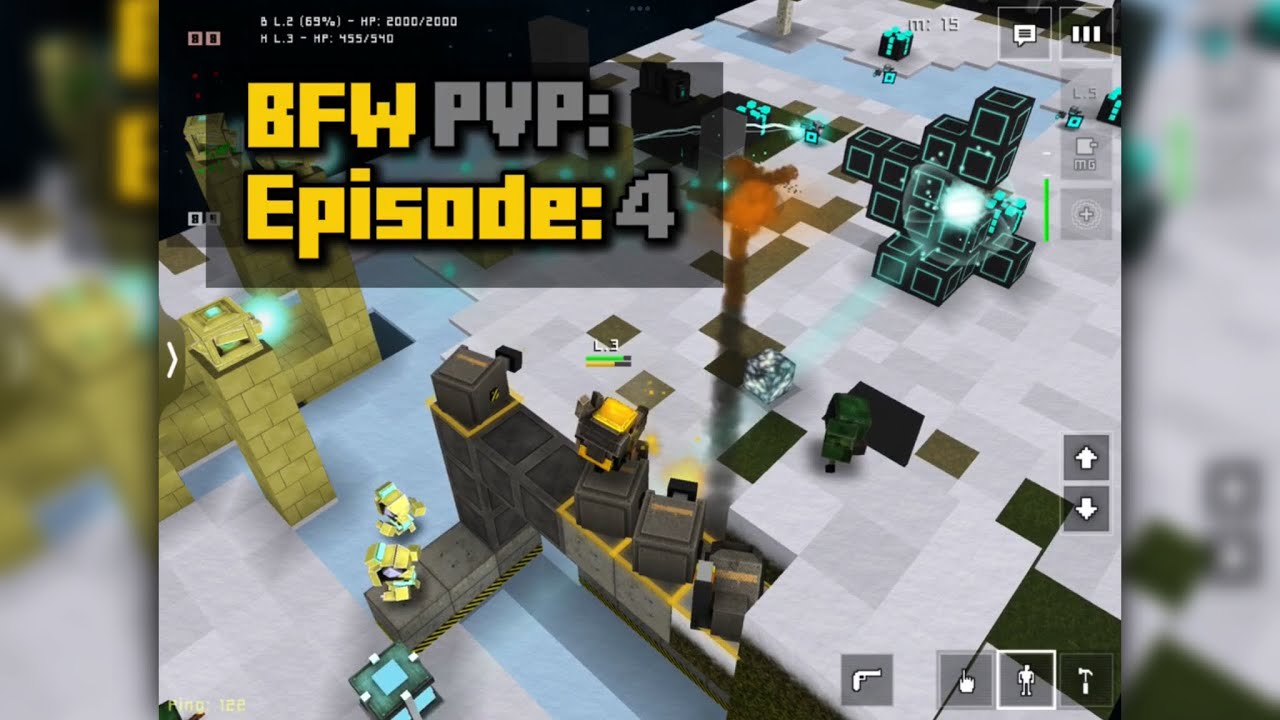 [Block Fortress: War PVP] EP4 “Double Alpha” - YouTube