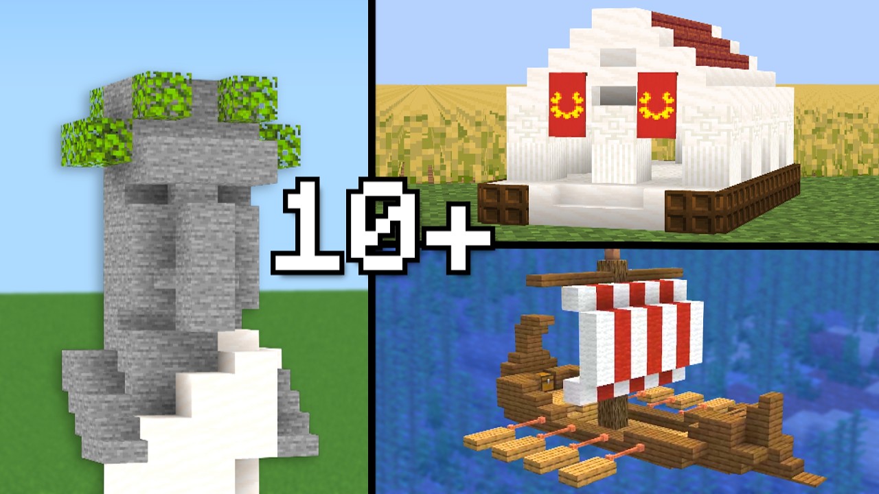 10+ Ancient Roman Minecraft Builds you should Try! - YouTube