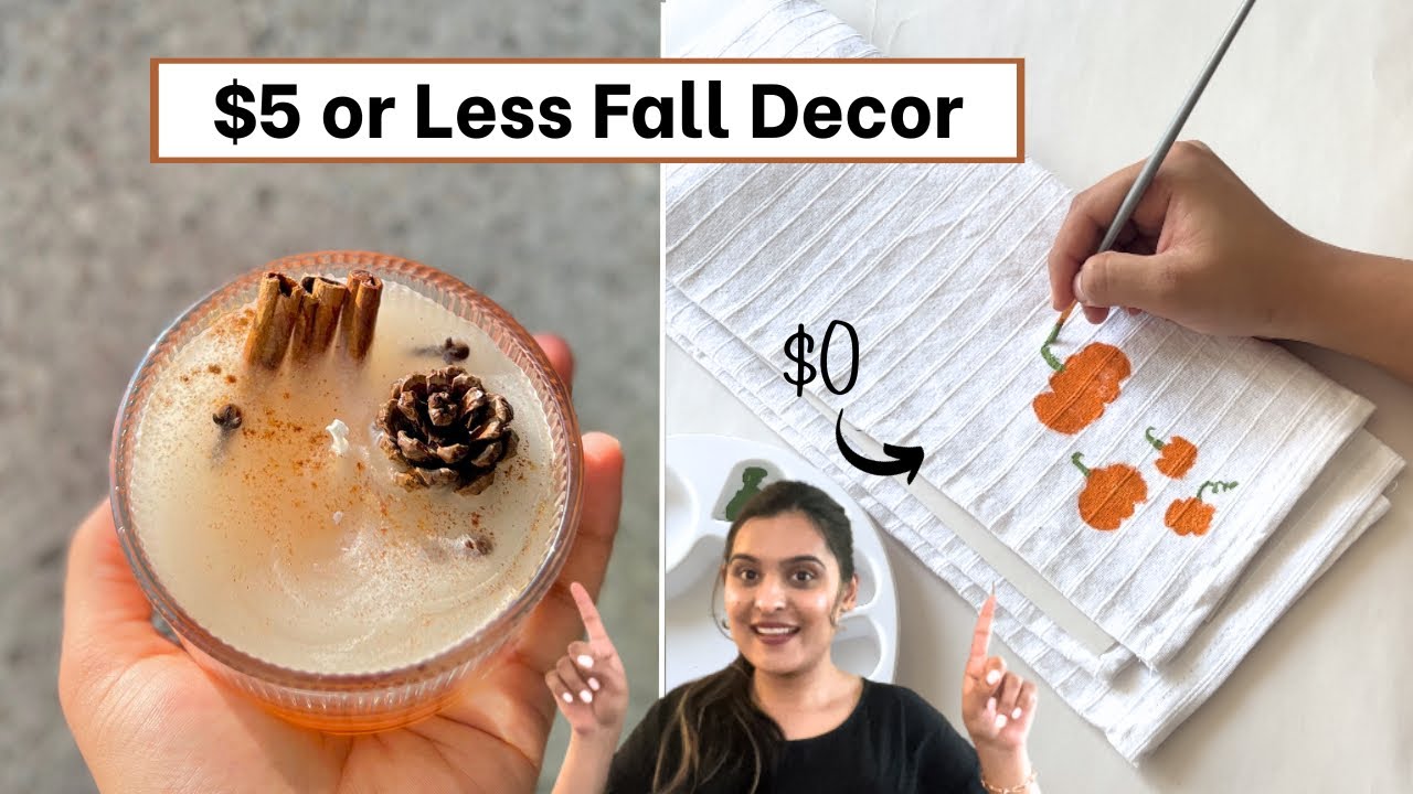 $0 SPENT ON FALL DECOR💰 Pinterest 2023 Inspired DIY Home Decor🍁 ...