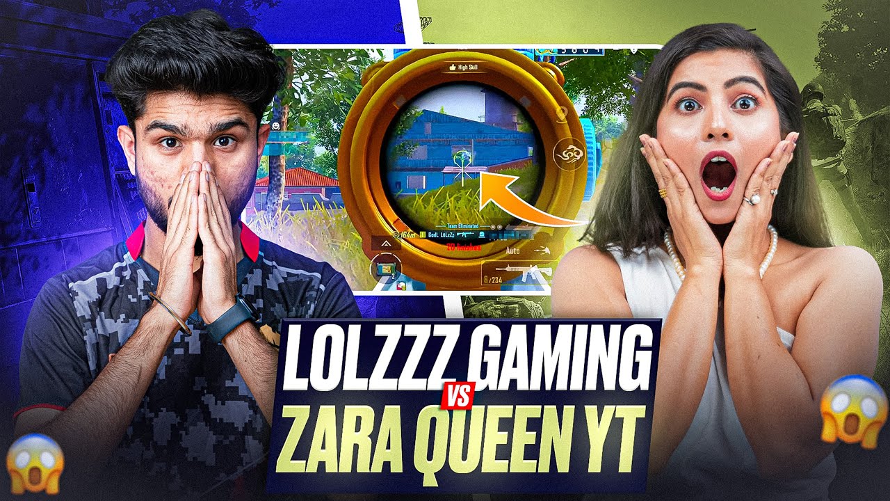 @LoLzZzGaming vs @ZaraQueenYT1 INTENSE END ZONE FIGHT | LoLzZz GAMING ...