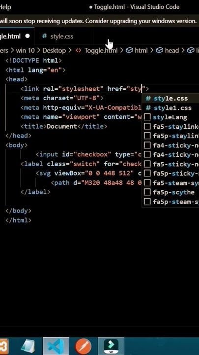 Neon Toggle Switch Html And Css Youtube