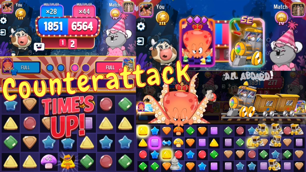 Counterattack, Defeating SE All Aboard Train X 2, Checkmate Charles ...