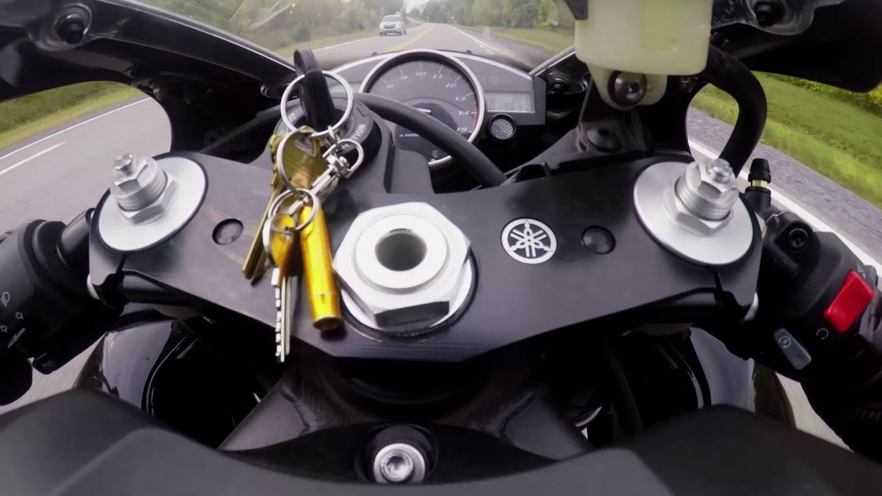 2005 Yamaha Raven R1 TOCE Exhaust on board sound - YouTube