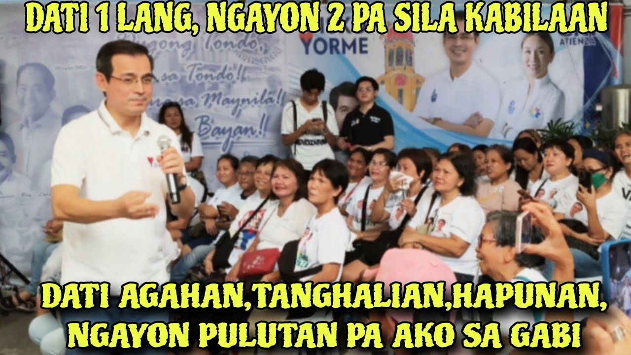 YORME GINAGAWANG PULUTAN NG MGA KATUNGGALI KALIWA'T KANAN ANG BANAT ...