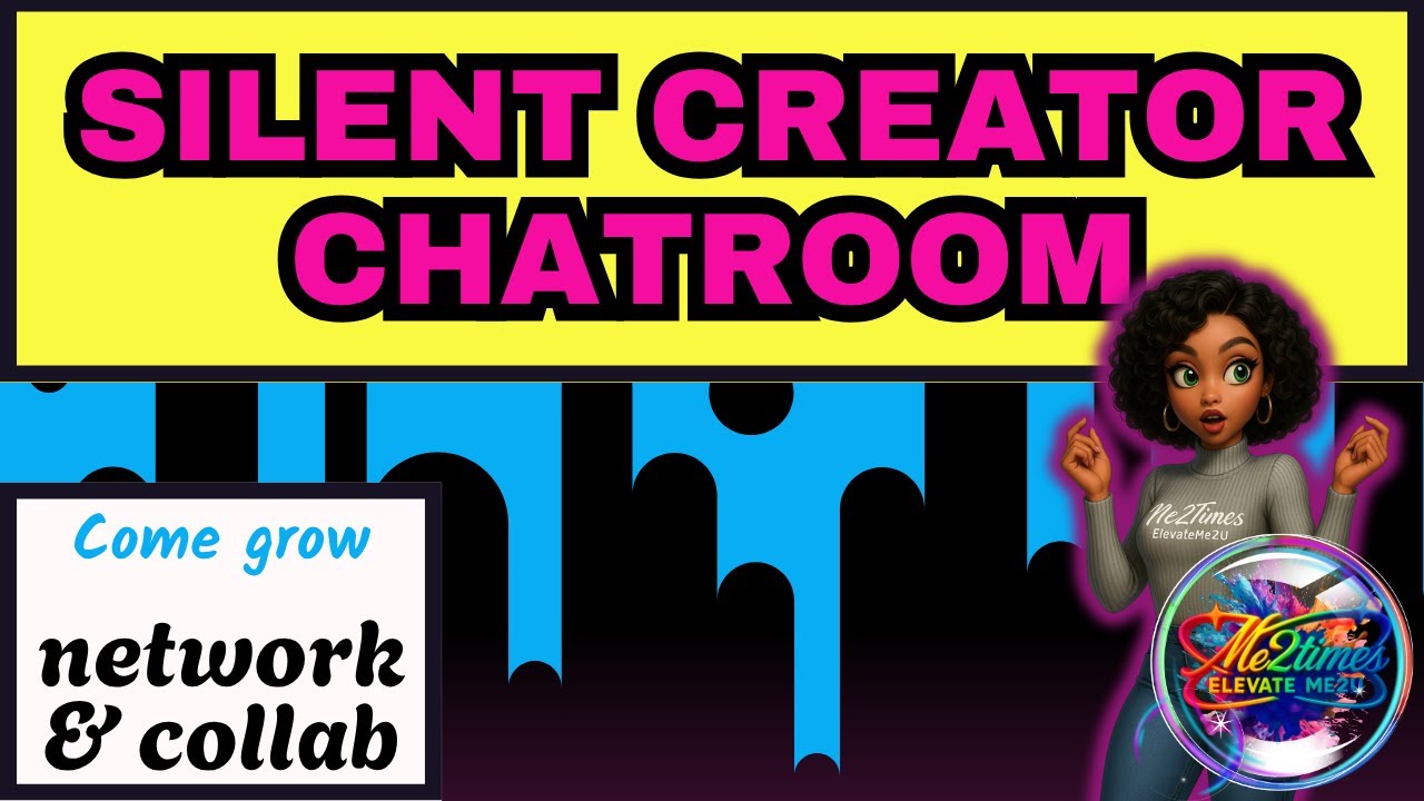 🔴 LIVE Silent Creator Chatroom 💬 | Connect, Collab & Grow | Faceless YouTube Support - YouTube