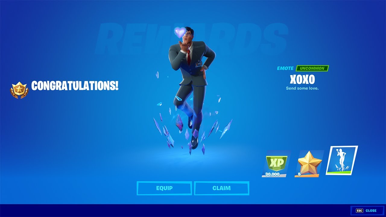 How to unlock free XOXO emote in fortnite (Complete post rift tours ...