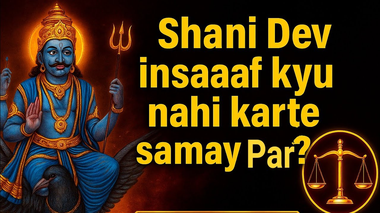 Shani Dev Insaaf Kyu Nahi Karte Samay Par?" Justice kab milega ? - YouTube
