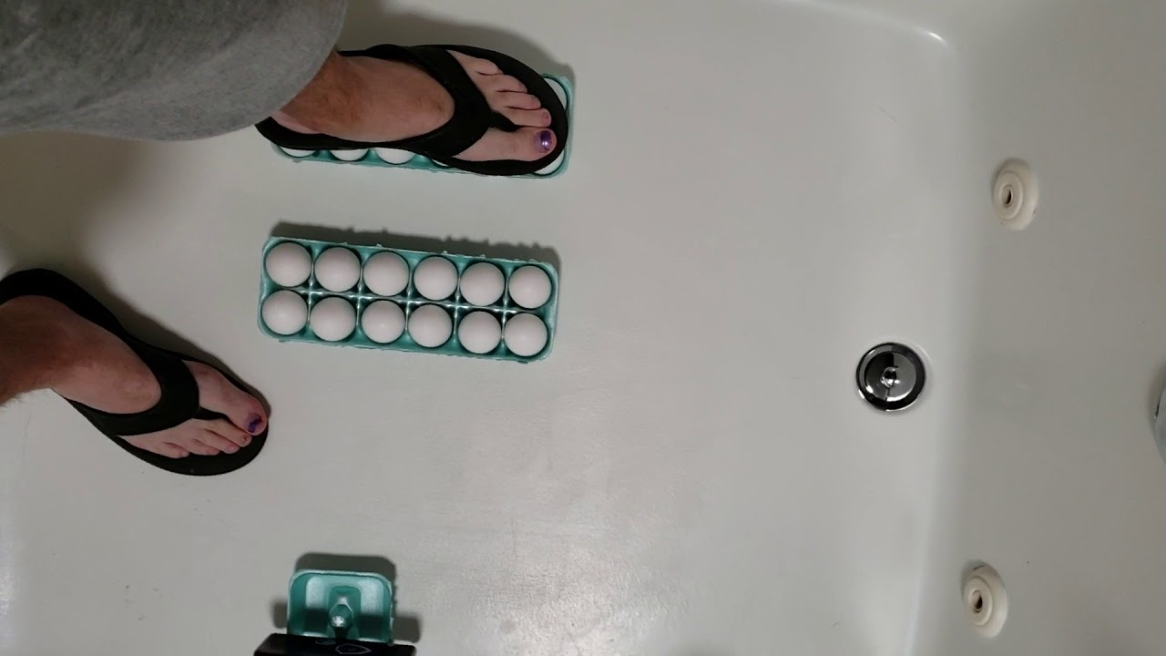 Egg Strength Experiment 2 - YouTube