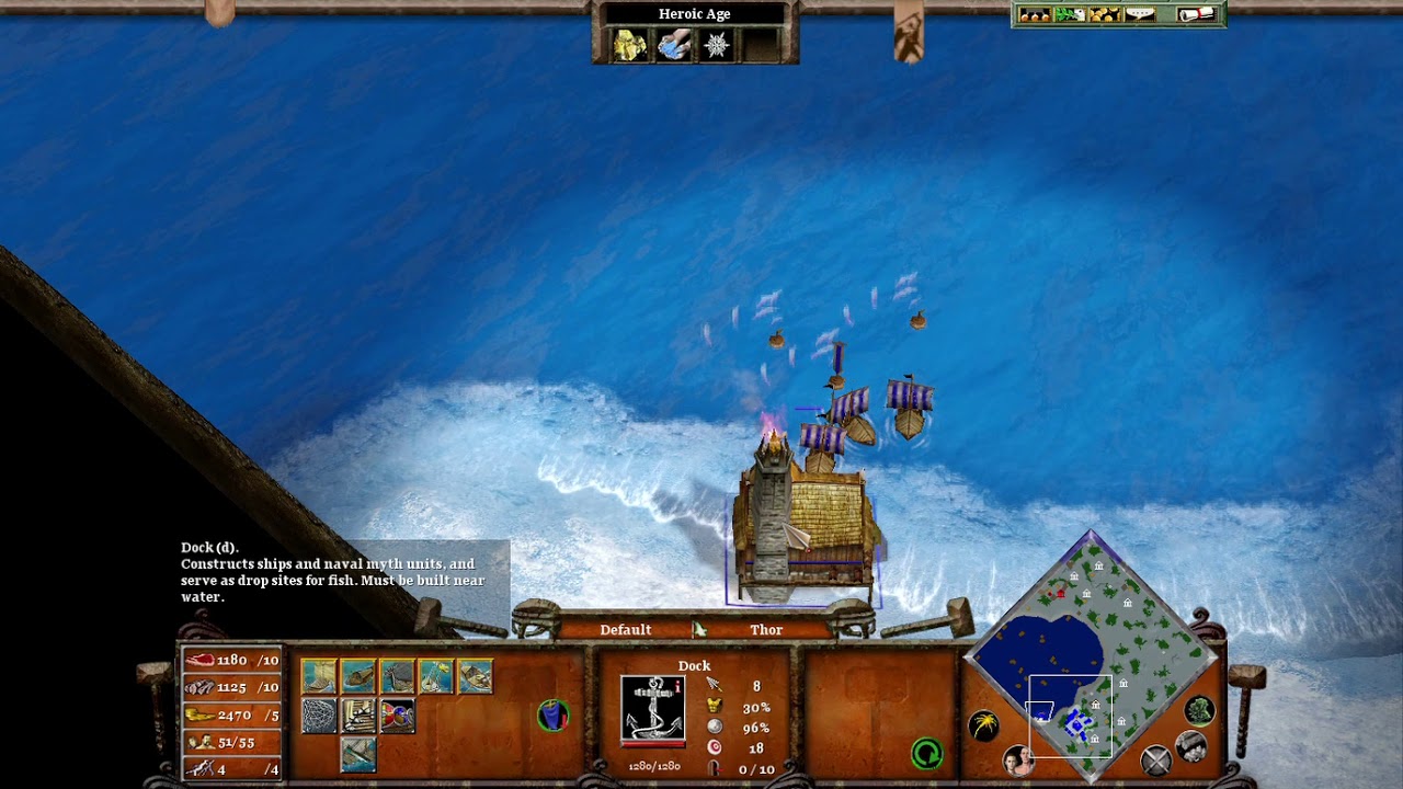 Age of Mythology : Thor Vs Odin - YouTube