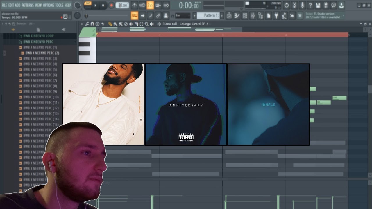 how to make smooth rnb beats for bryson tiller from scratch (no samples ...