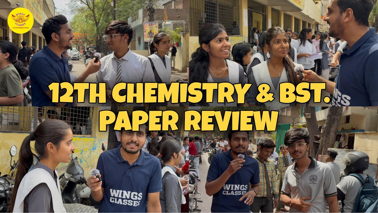 12th Chemistry & Bst. Paper Students Review || Paper Solution || Mp ...