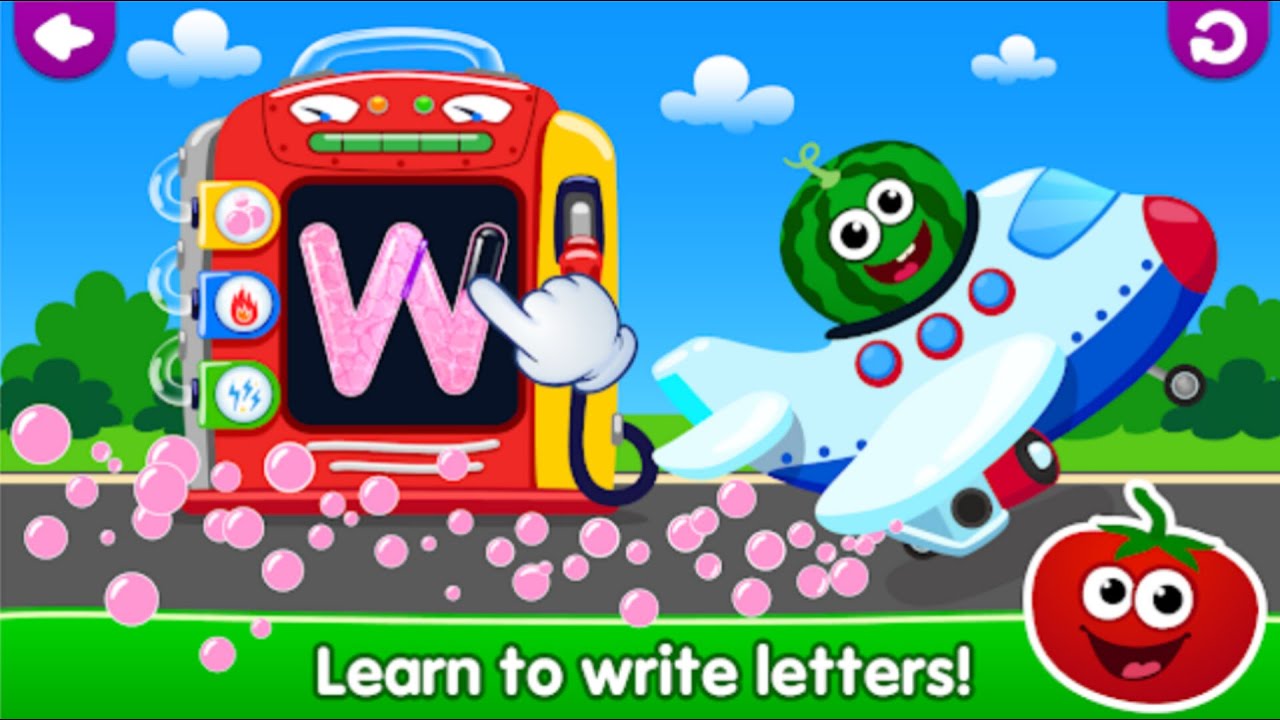 FUNNY FOOD! Animated educational food game 52 - YouTube