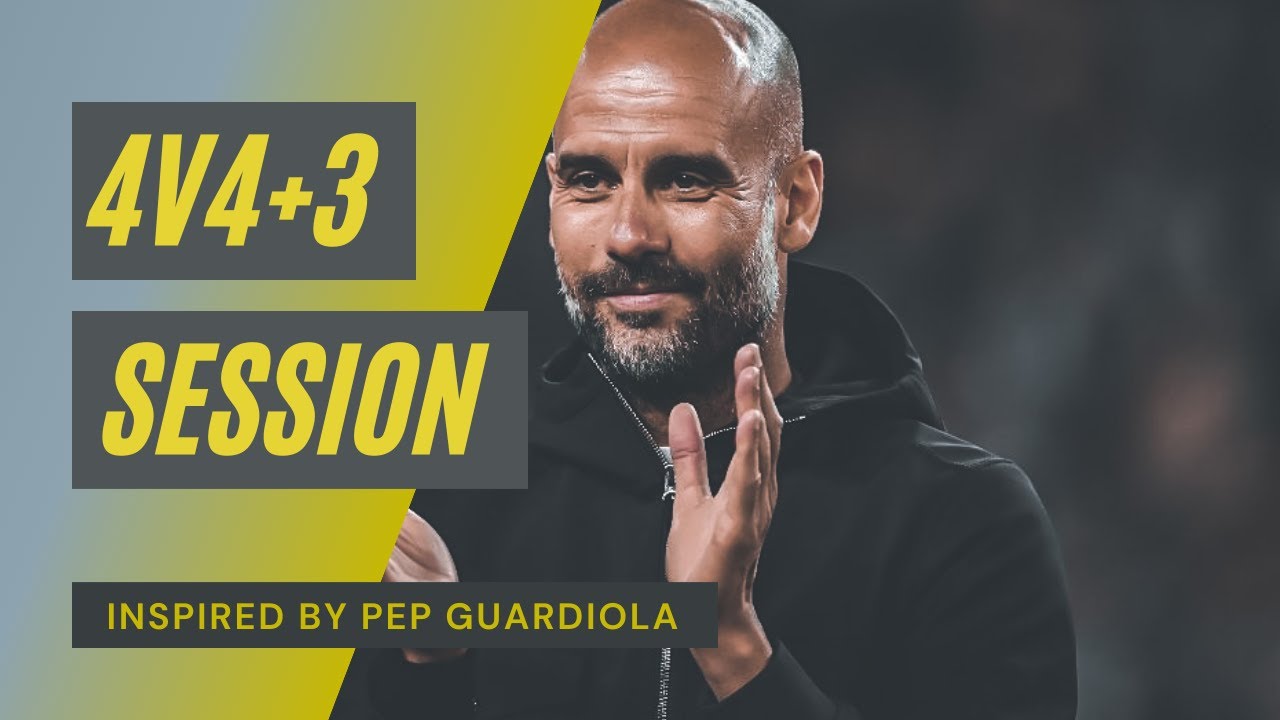 Pep Guardiola Inspired 4v4+3 Rondo | Royal Soccer Training - YouTube