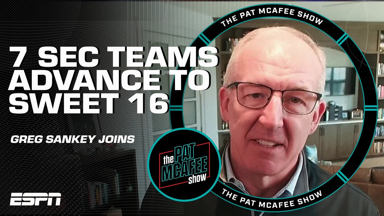 Greg Sankey's GARAGE DOOR BROKE amid 7 SEC men's teams in the Sweet 16?! | The Pat McAfee Show ...