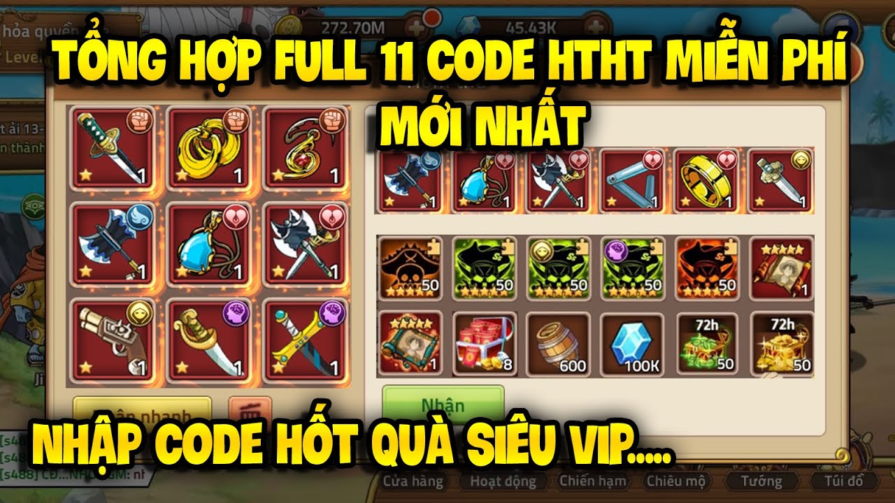 Tổng Hợp Full 7 Code Huyền Thoại Hải Tặc Dùng Chung Mới Update | Sự ...