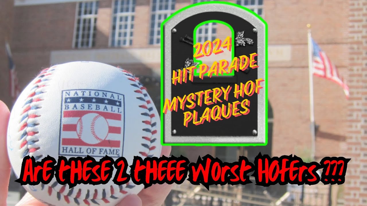 2024 HIT PARADE Autographed Slabbed HOF Plaque Postcard REVIEW - YouTube