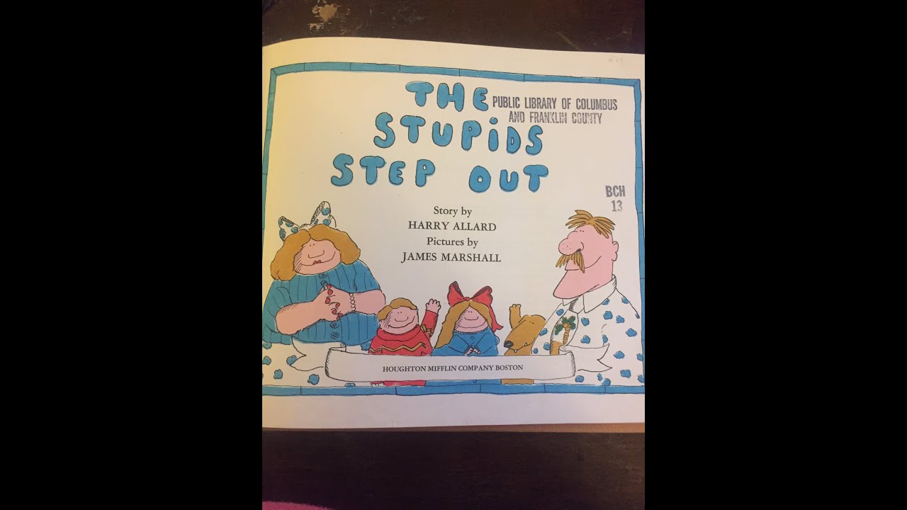 The Stupids Step Out by Harry Allard ----Practicing voices - YouTube