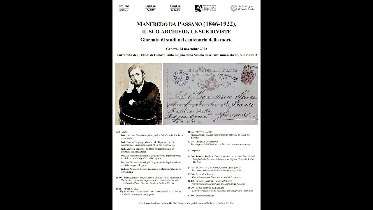 O. CONFESSORE - La ‘scoperta’ dell’Archivio da Passano: una ...
