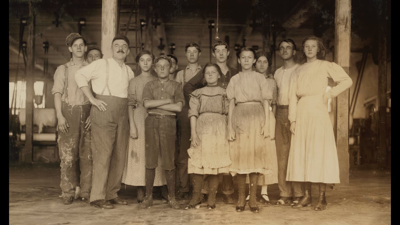 The Faces of Child Labor (1908-1917 photography) part 1 - YouTube