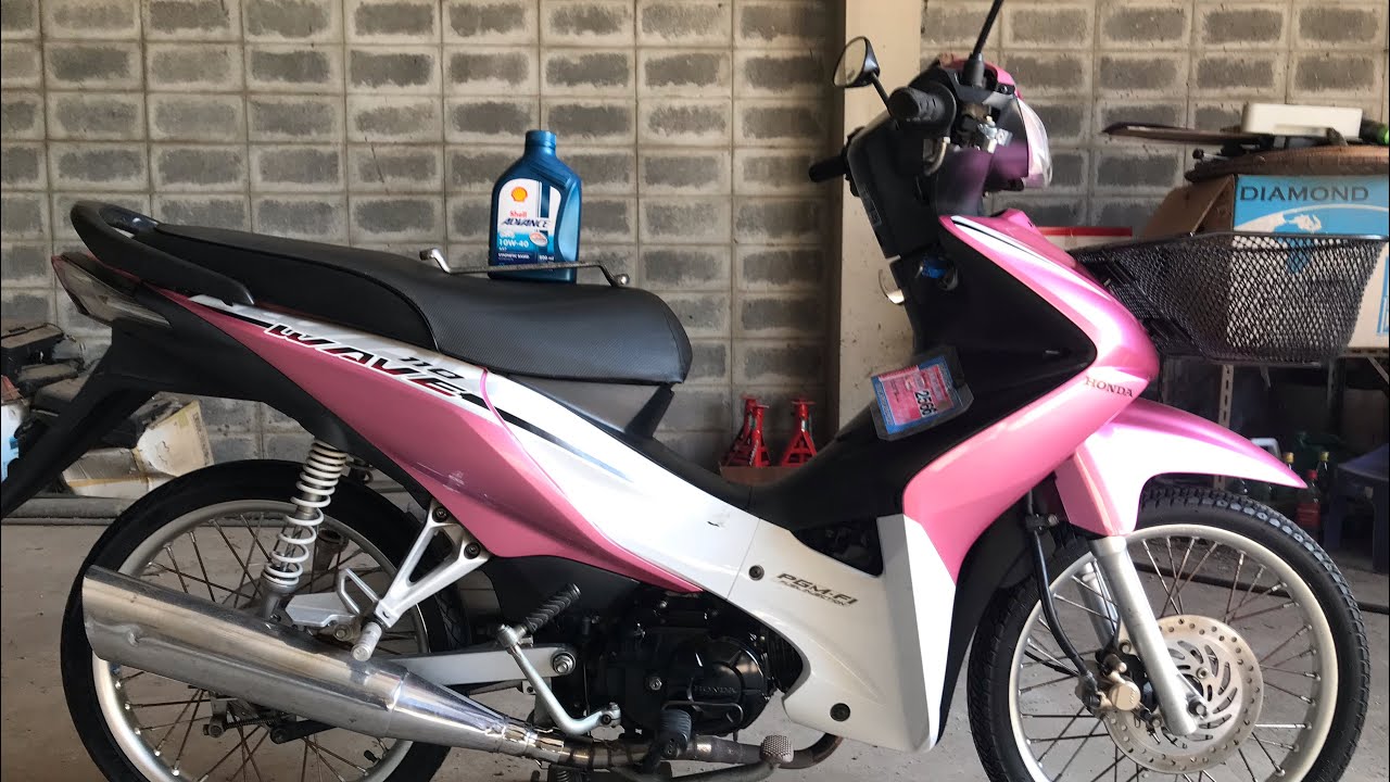ถ่ายน้ำมันเครื่อง Honda Wave 110i ง่ายๆนิดเดียว - YouTube