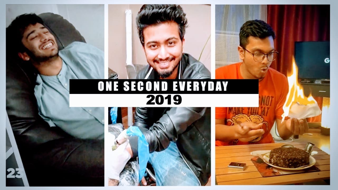 I FILMED 1 SECOND A DAY FOR A YEAR - 2019 | ROHIT BISWAS - YouTube