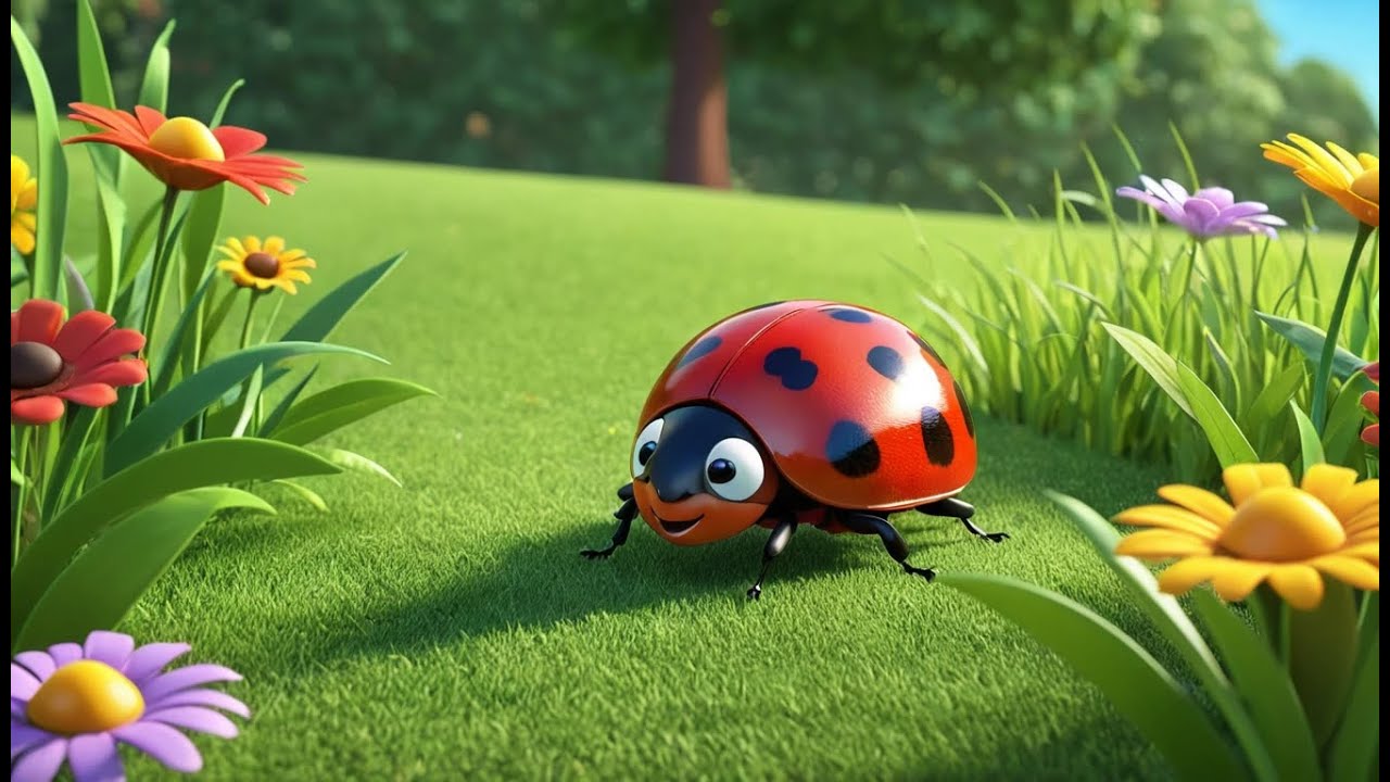 Itsy Bitsy Ladybug | Fun Insect Adventure Song for Kids | Learn with ...