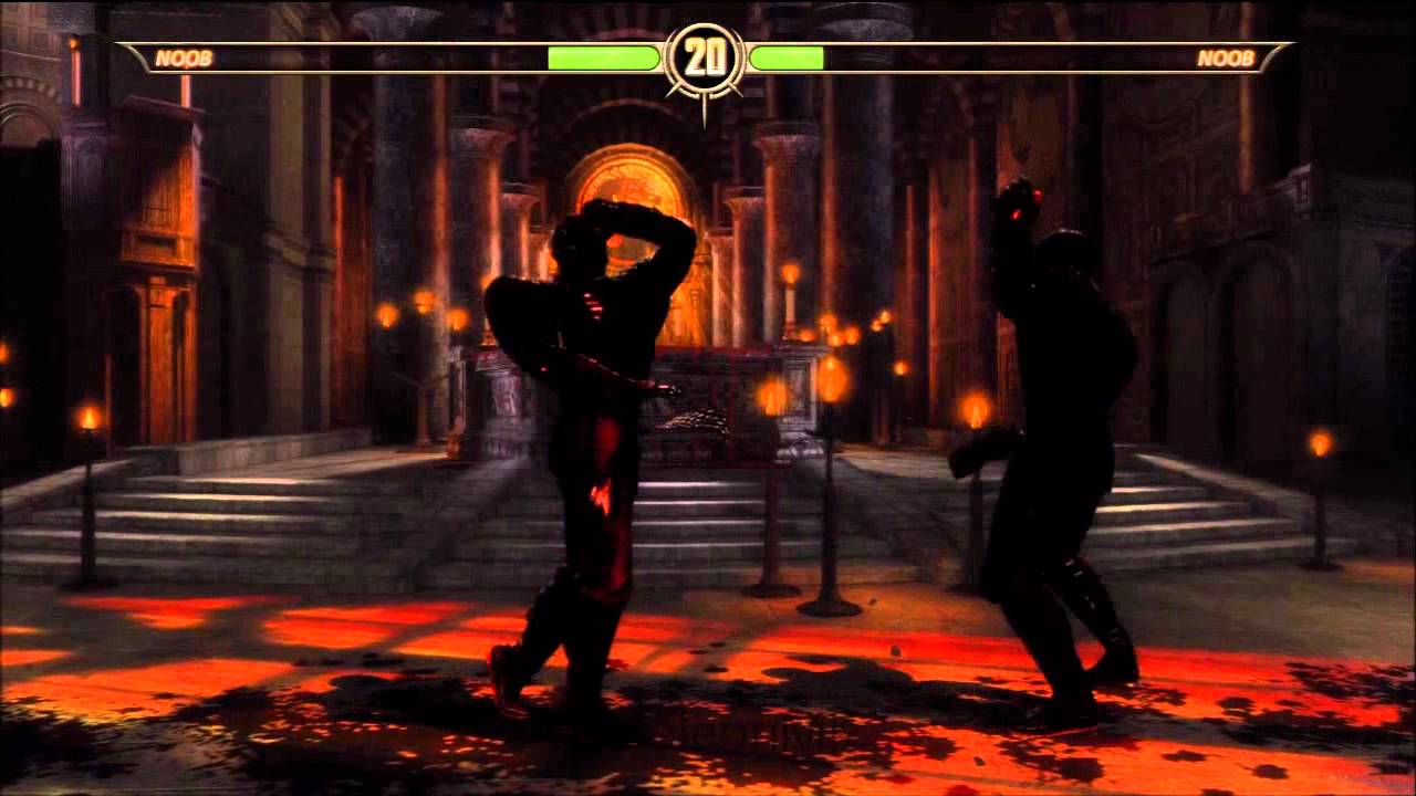 Mortal Kombat 9: Shadow Noob Mirror Match - YouTube
