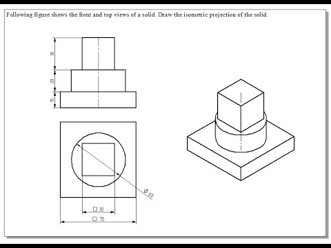 Example 31 on Isometric Projections - YouTube