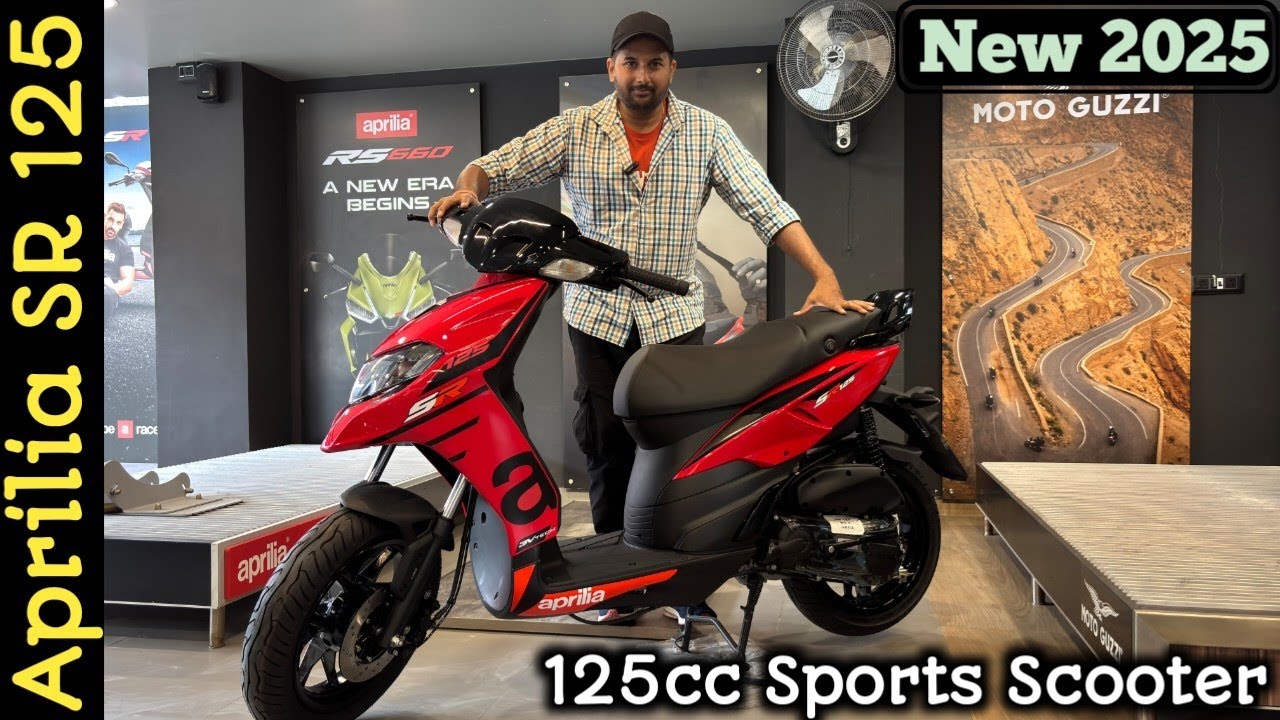 2025 Aprilia SR 125 Review | 125cc Sports Scooter | Price & Mileage ...
