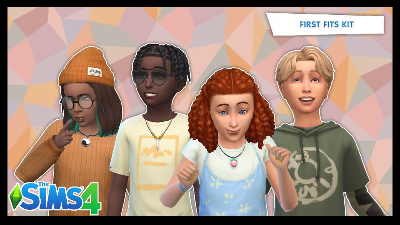 The Sims 4: First Fits Kit! 🧸 - YouTube
