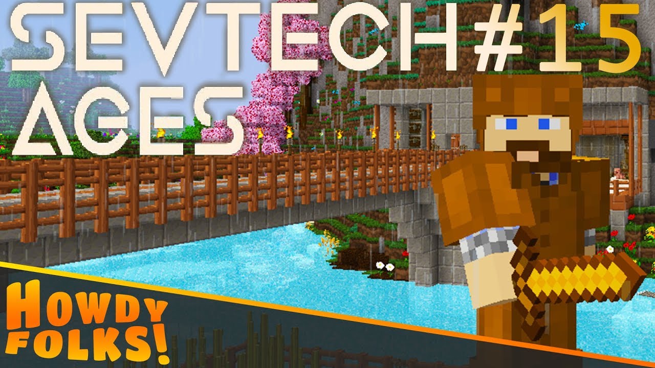 Bridge, Armor, Necronomicon || SevTech Ages #15 (Modded Minecraft ...