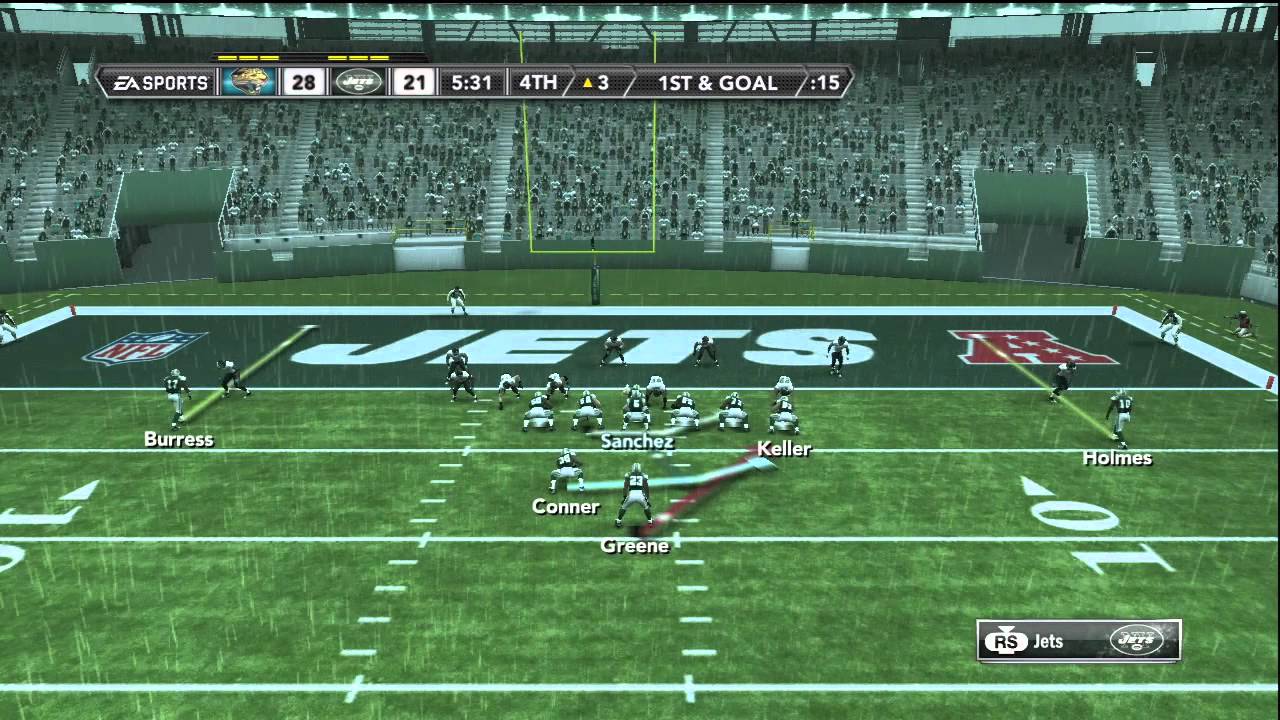 Madden 12 - New York Jets Franchise - Week 2 vs Jaguars - YouTube