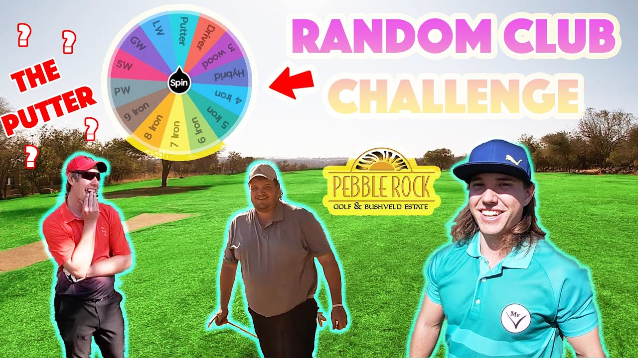 Random Club Golf Challenge With 3 Players | Shot Tracers - YouTube