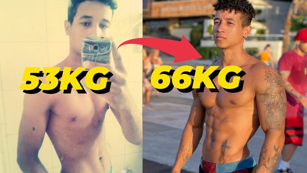 53kg para 66kg - Segredo do Shape - YouTube