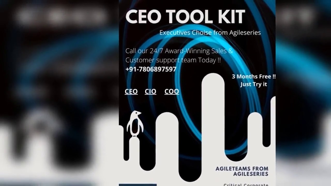 AgileTeams - CEO tool Kit from AgileSeries - YouTube