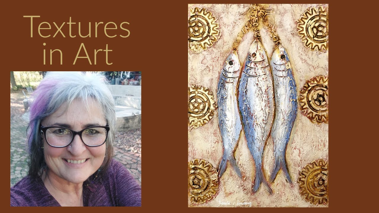 DIY textured artpiece|How to use stencils, texture paste and acrylic ...