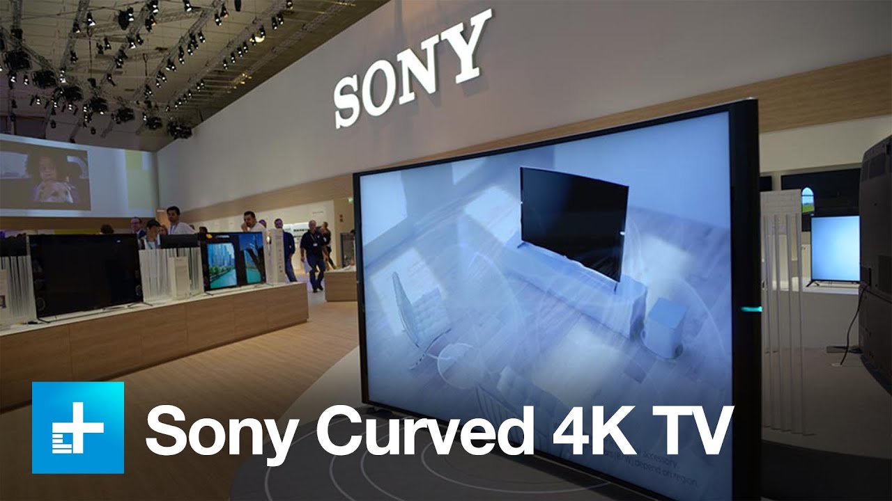 Sony Curved 4K 75-inch KD-75S9005B TV - YouTube