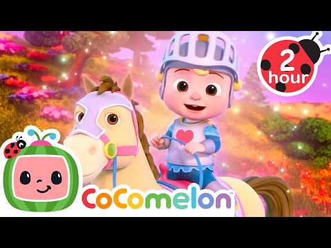 JJ’s Magical Horse Ride! 🎠 | CoComelon | Sing Along | Learn about Animals