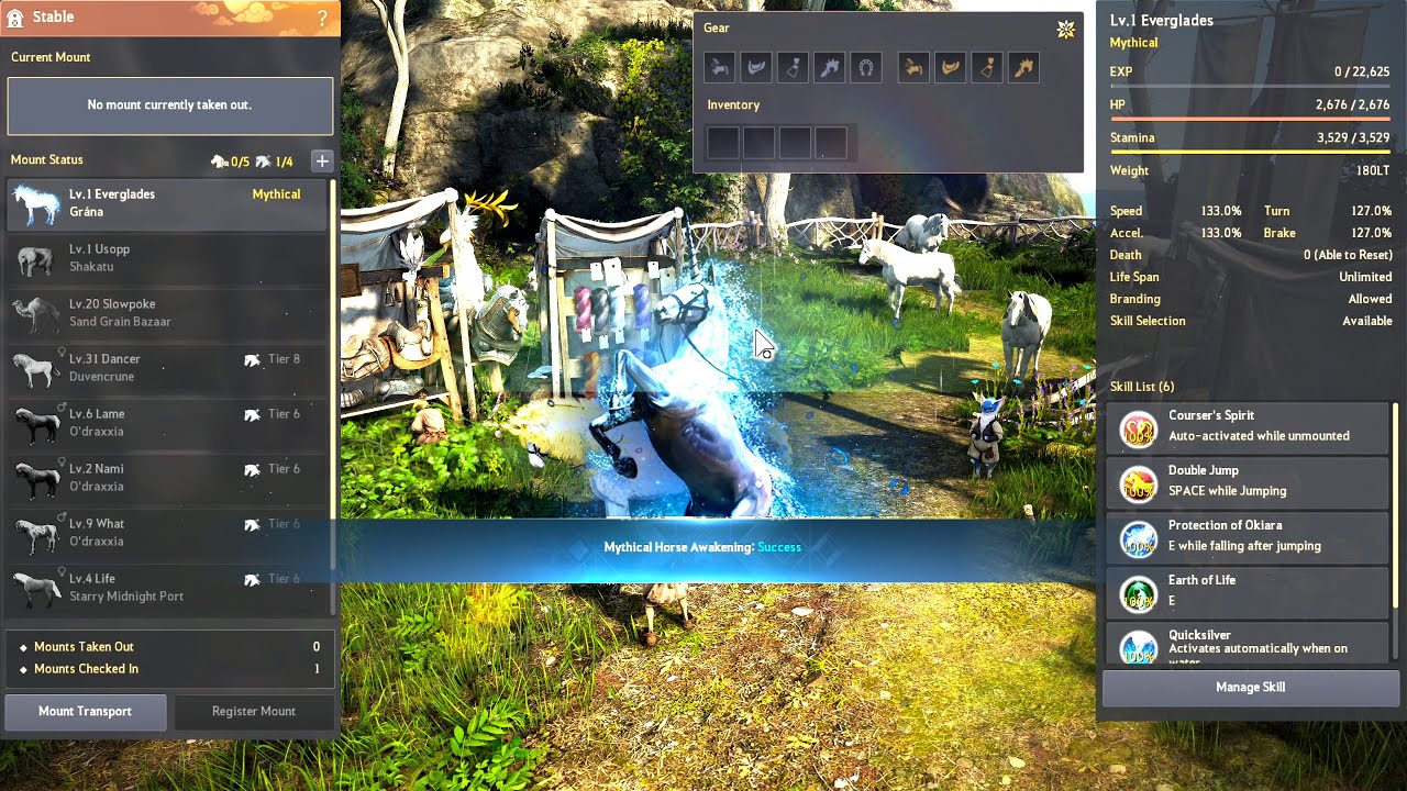 Black Desert Online | Mythical Dine Success!! Skills & Stats | Tier 10 ...