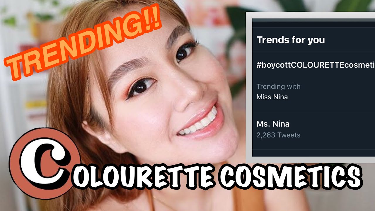 Miss CEO Nina ng COLOURETTE COSMETICS Nag Trending #ProtectMissNina # ...