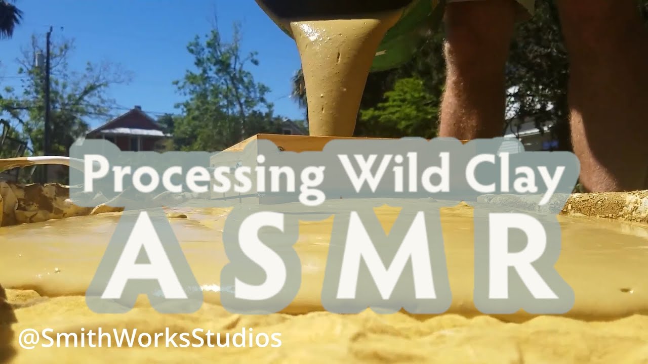 Processing Wild Clay ASMR - YouTube