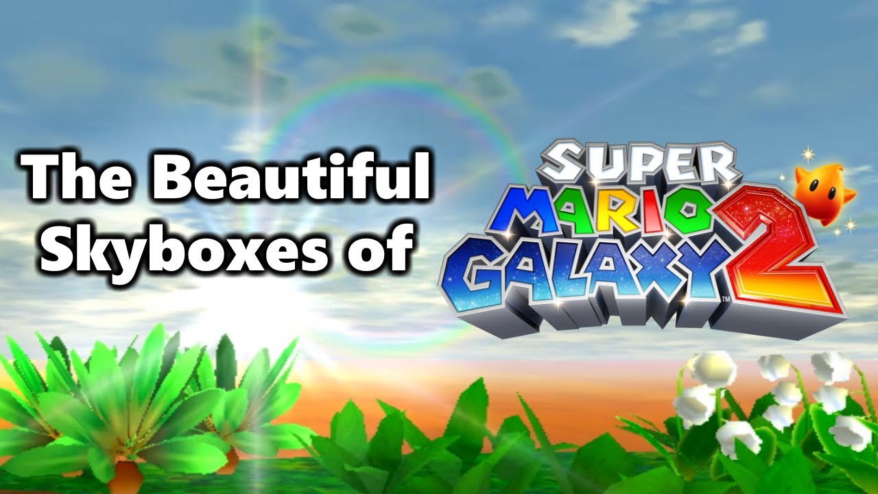 The Beautiful Skyboxes of Super Mario Galaxy 2 - YouTube