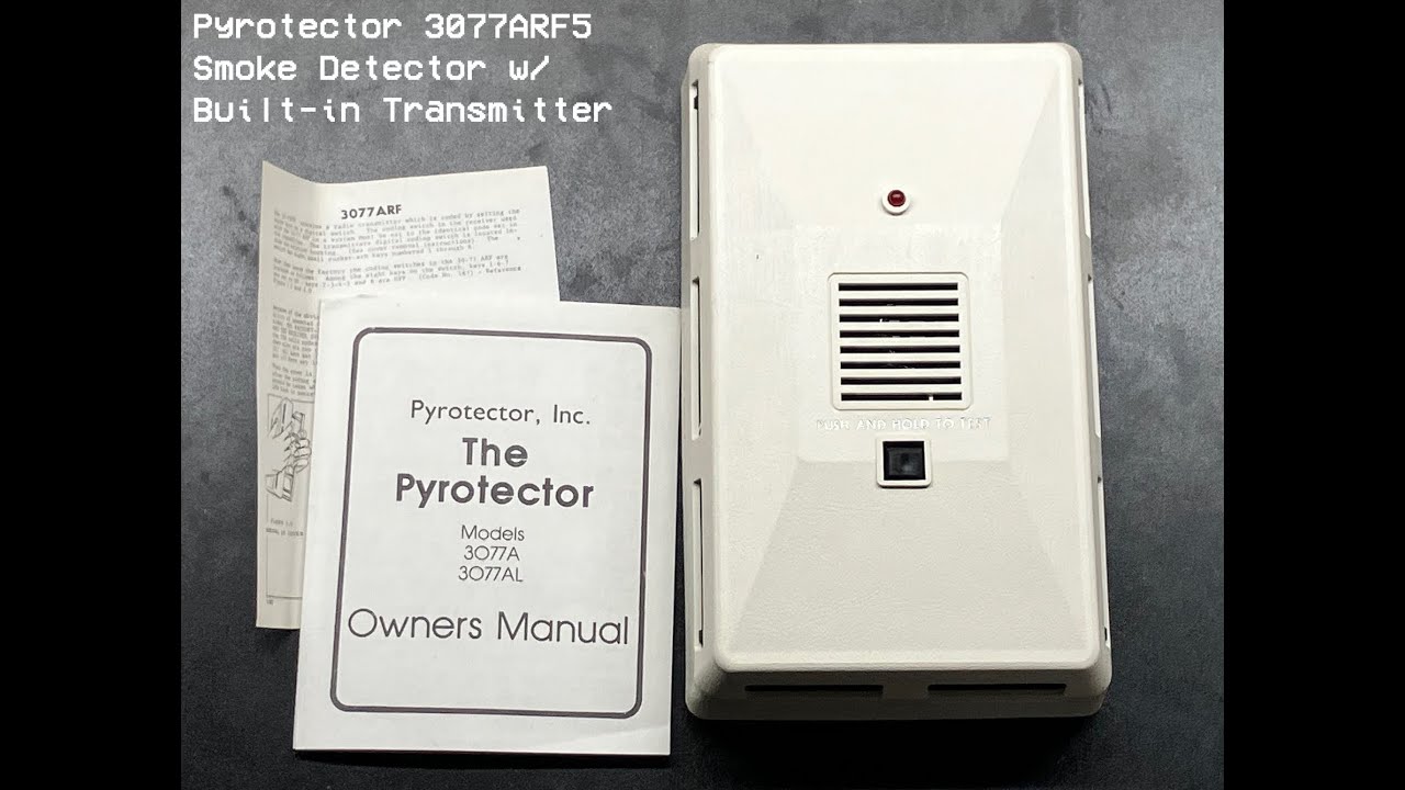 Smoke Alarm - Pyrotector 30-77ARF5 (Review & Test) - YouTube