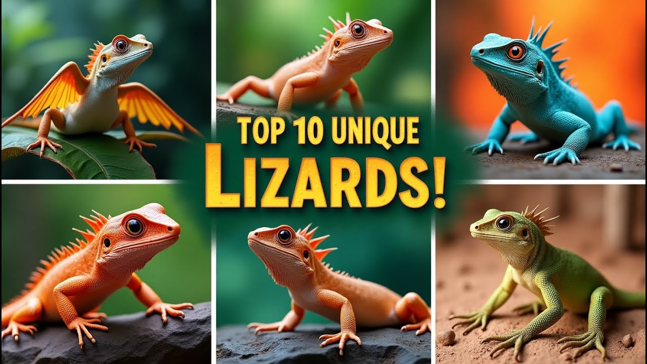 Top 10 Unique Lizards You’ve Never Seen Before 🦎| Rare & Fascinating ...