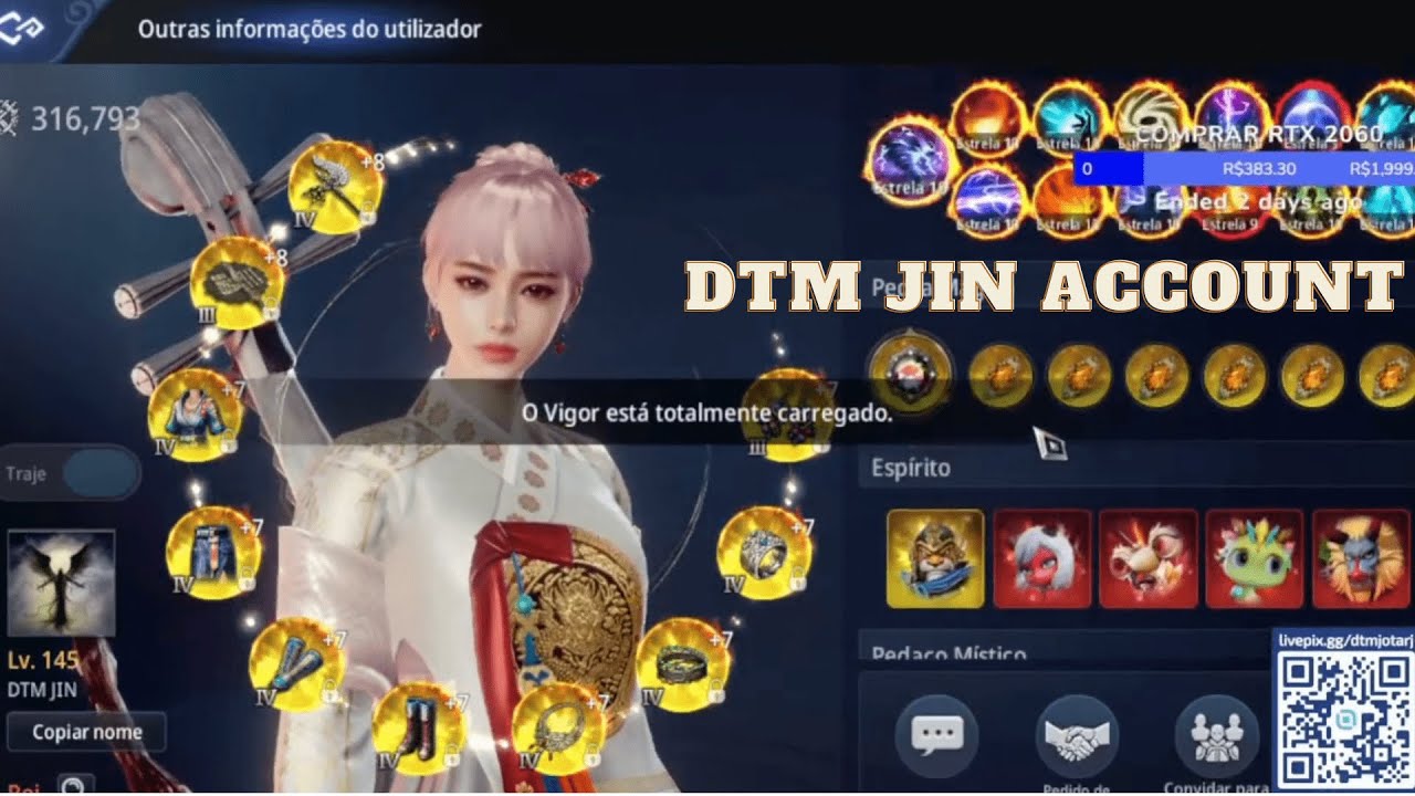 MIR4 DTM JIM ACC AND INVENTORY! #mir4 #mir4global - YouTube