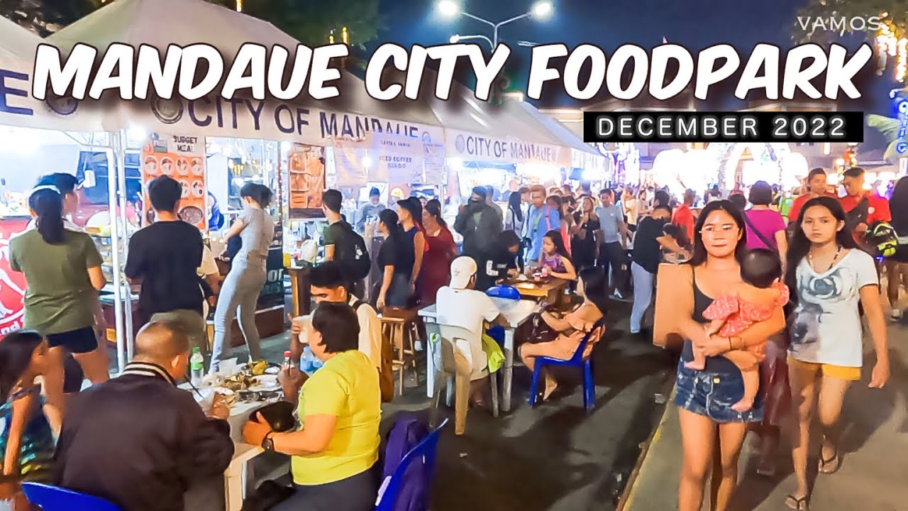 MANDAUE CITY CEBU FOOD PARK | December 2022 | Silent Walking Tour - YouTube
